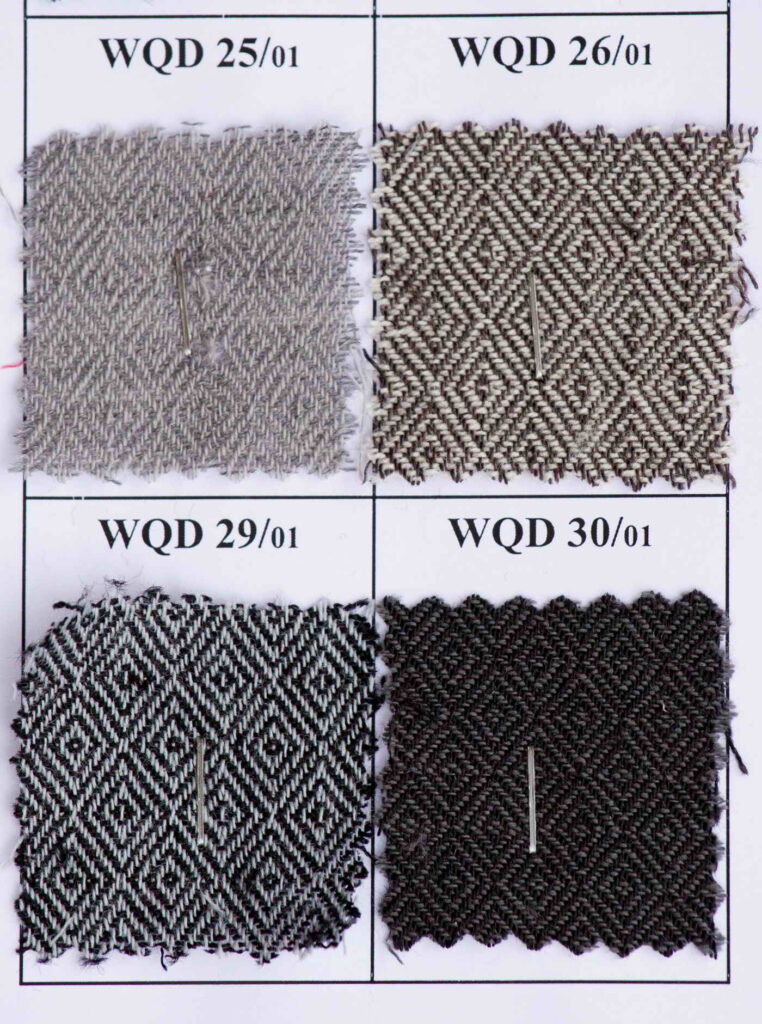 Wool Fabric Thin Diamond - Various Colours - WQD 01 to WQD 39 - WoolSome