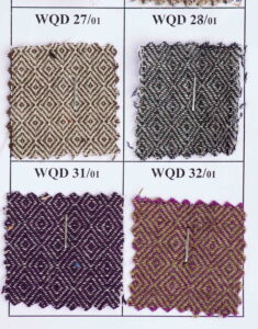 Wool Fabric Thin Diamond - Various Colours - WQD 01 to WQD 39 - WoolSome